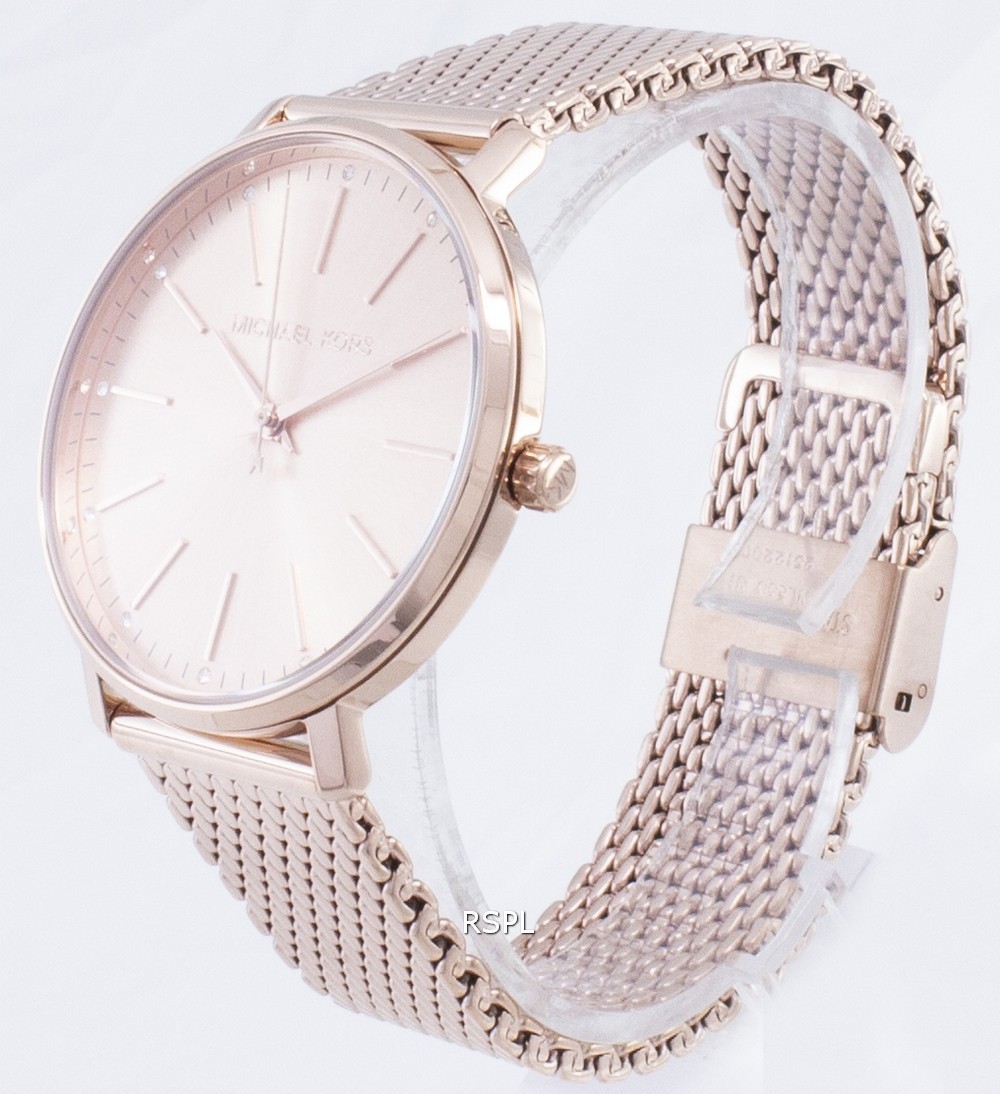 Michael Kors Pyper MK4340 Diamond Accents Quartz Women's Watch ...